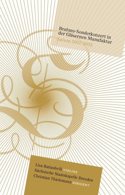 Programmheft als PDF - Staatskapelle Dresden