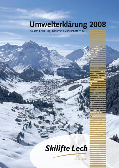 Umwelterklärung Skilifte Lech