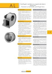 Plastični radijalni ventilatori Centrifugal fans in plastic ... - Eko Vent