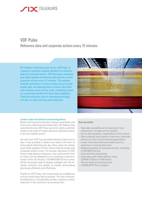 VDF Pulse - SIX Telekurs