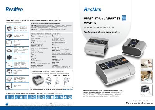 Product Brochure - ResMed