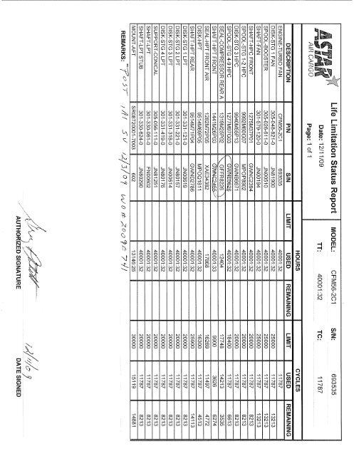 HPC CDP REAR AIR SEAL (SN GFFR8226) (PN - Astar