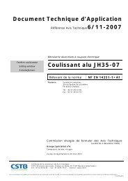 Document Technique d'Application 56 BT - CSTB