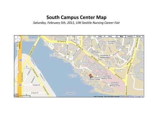 South Campus Center Map