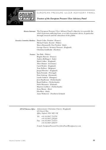 EPUAP Review 10.1.indd - European Pressure Ulcer Advisory Panel