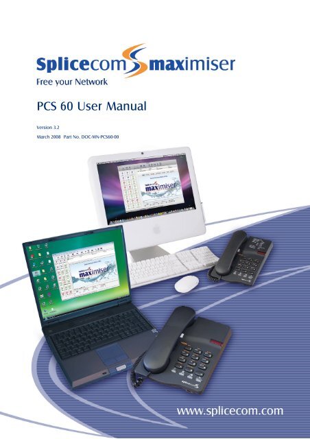 Splicecom PCS 60 User Manual - Intech Telecom