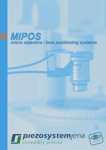 micro objective / lens positioning systems - Piezosystem - Jena