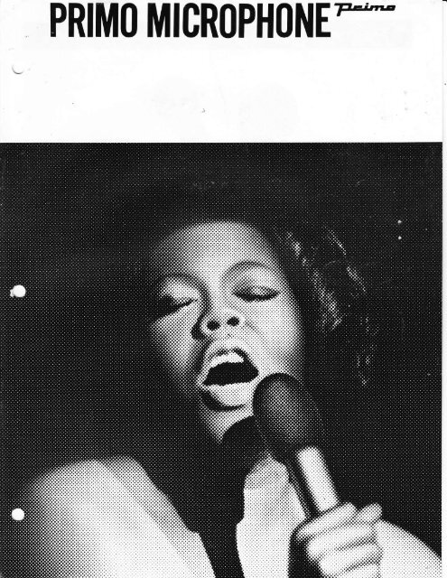 PRIMO MICROPHONE* - Preservation Sound