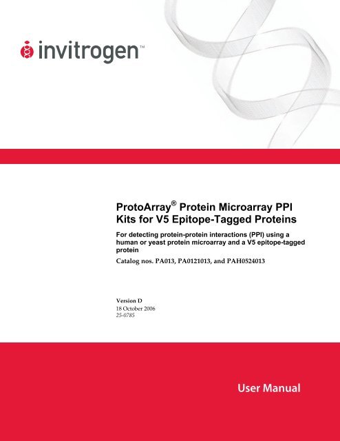User Manual - Invitrogen