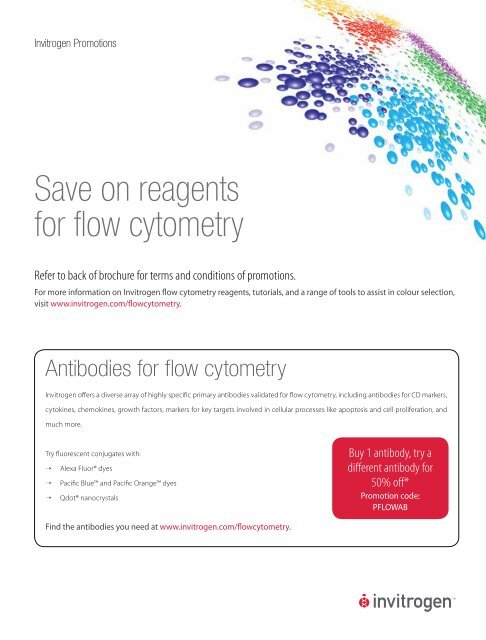 Save on reagents for flow cytometry - Invitrogen