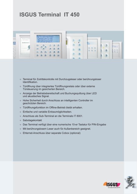 ISGUS Terminal IT 450