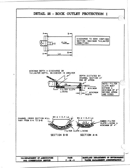 DETAIL 25 - ROCK OUTLET P
