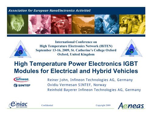 High Temperature Power Electronics IGBT Modules for ... - E3car.eu
