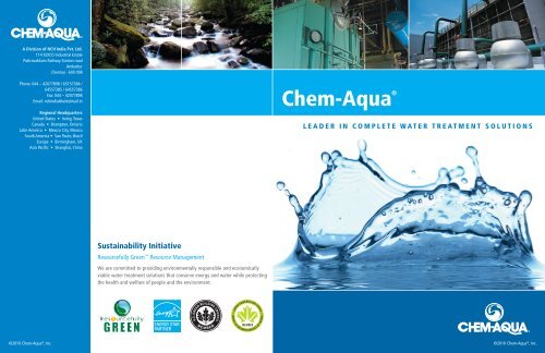 Chem-Aqua Company Brochure