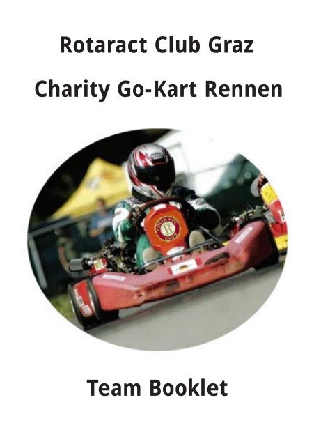 Rotaract Club Graz Charity Go-Kart Rennen Team Booklet - Rotary