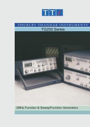 TG210 2MHz function generator from TTi