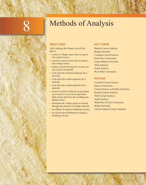 Methods of Analysis - Delmar Learning