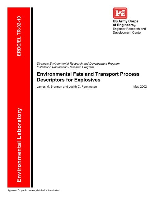 ERDC/EL TR-02-10 - Environmental Laboratory - U.S. Army