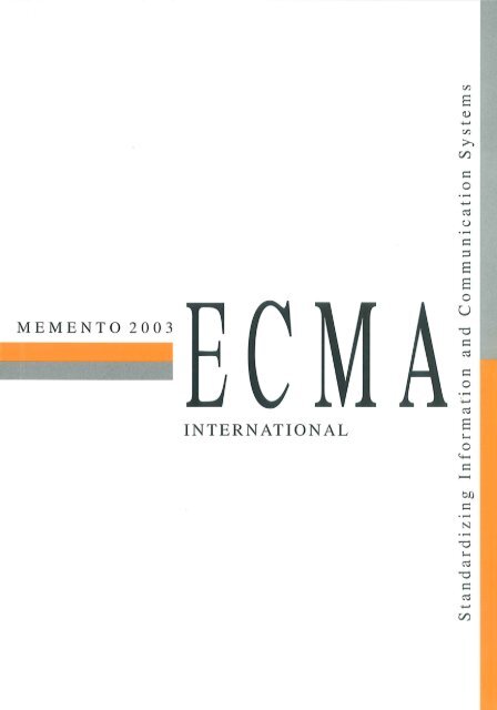 Ecma memento 2003 pu