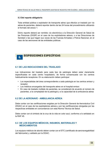 NTS Nº 065 - MINSA / DGS