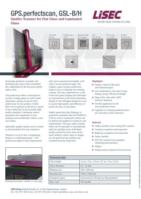 GPS.perfectscan, GSL-B/H - LiSEC