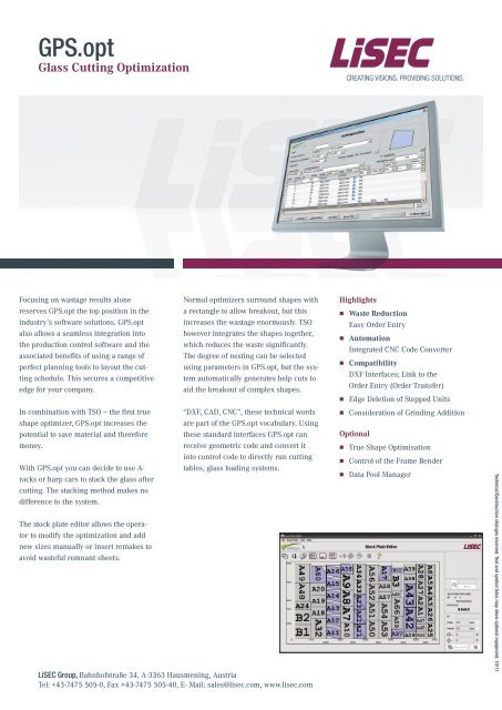 GPS.opt - LiSEC