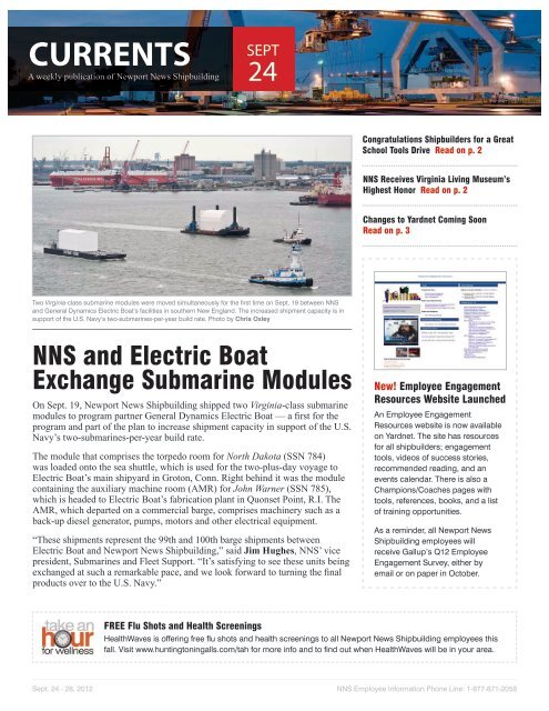 currents - Newport News Shipbuilding - Huntington Ingalls Industries