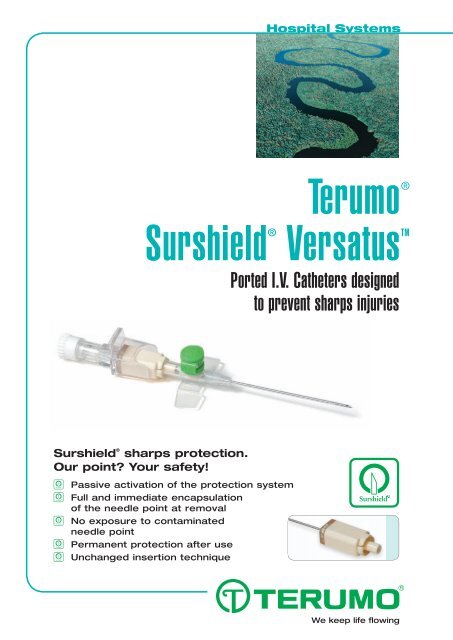 Download Surshield Versatus - Ported leaflet here - Terumo Europe