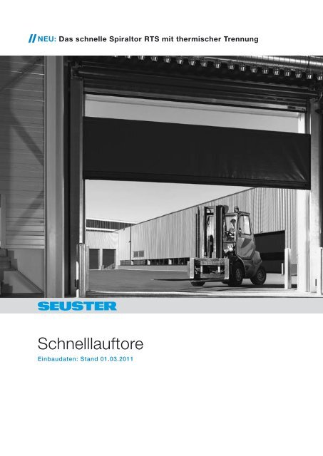 Prospekt Labex Seuster Schnelllauftore Wartung Schnelllauftore ...