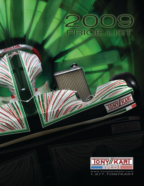 Tony Kart West 2009 Price List - Fastech-Racing