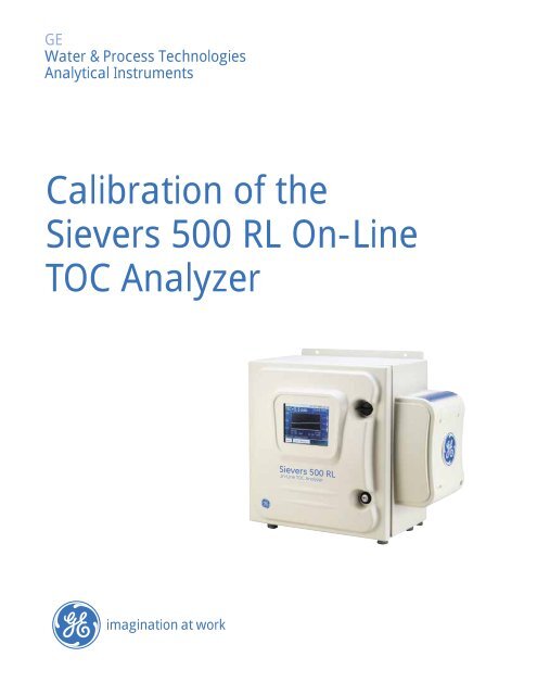 Calibration of the Sievers 500 RL On-Line TOC Analyzer - GE ...
