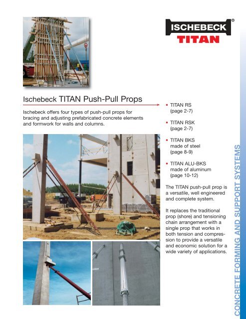 Ischebeck TITAN Push-Pull Props
