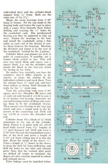 Rotary -Valve Steam Engine - John-Tom Engine Plans