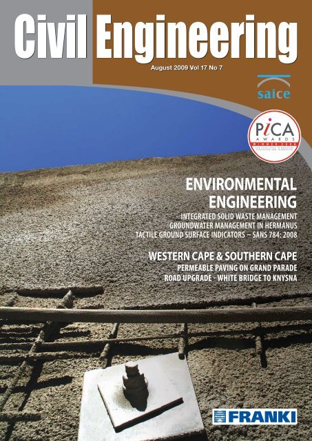 on the cover environmental engineering - SAICE