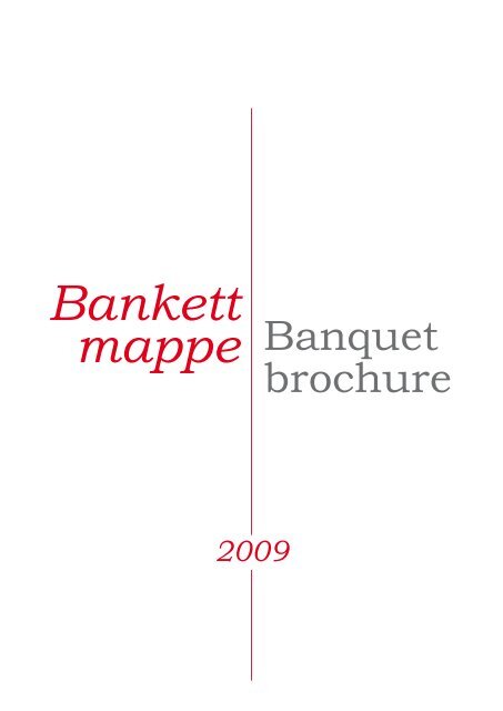 Bankett Bankett mappe
