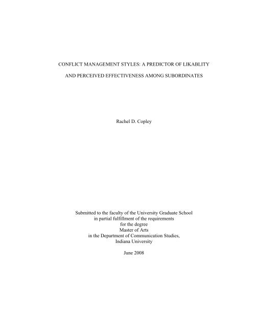 Rachel D. Copley - IUPUI