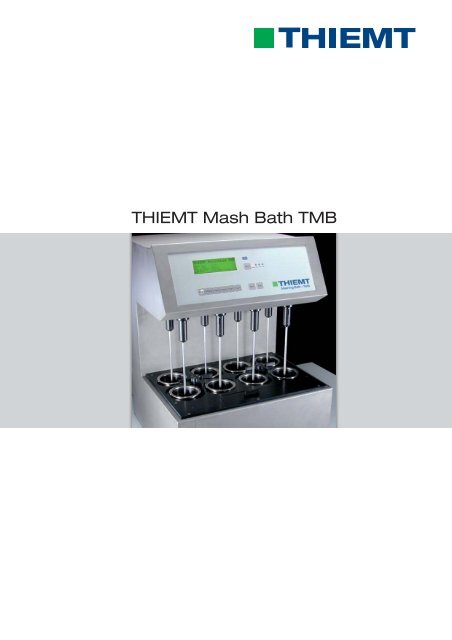 THIEMT Mash Bath TMB - THIEMT GmbH