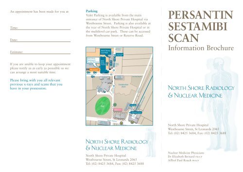 persantin sestamibi scan - North Shore Radiology