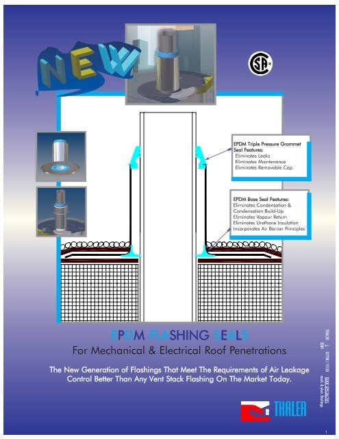 EPDM Flashing Seals - Thaler Metal