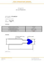 TEWA TEMPERATURE SENSORS
