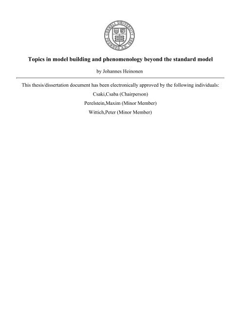 Thesis Dissertation Templates