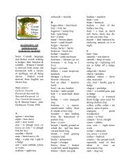 Check-list of Types of Cornish Hedge Flora - Cornish Hedges