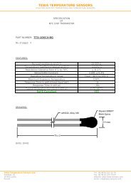 TEWA TEMPERATURE SENSORS
