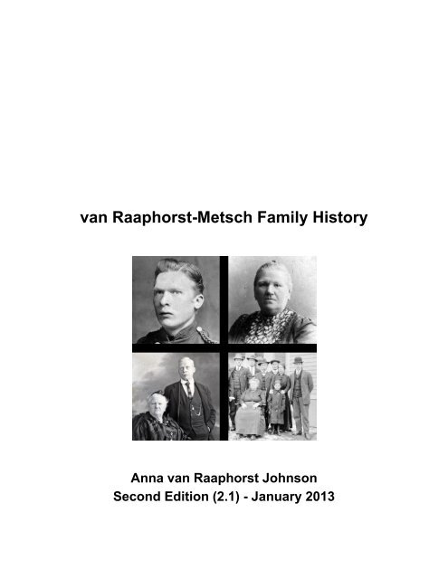van Raaphorst-Metsch Family History (large PDF file - News From Nan