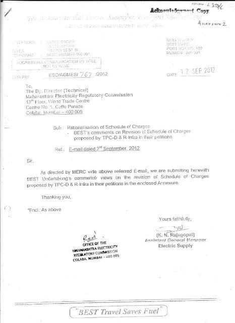 Annexure 2 - B.E.S.T. Undertaking.