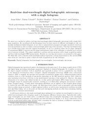 DHM® R1000 series - Lyncée Tec