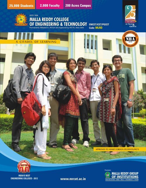 MALLA REDDY COLLEGE OF ENGINEERING & TECHNOLOGY ...
