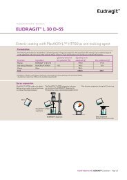EUDRAGIT RL 30 D and EUDRAGIT RS 30 D - EUDRAGIT - Evonik ...