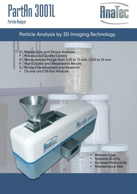 PartAn 3001 L - AnaTec AS