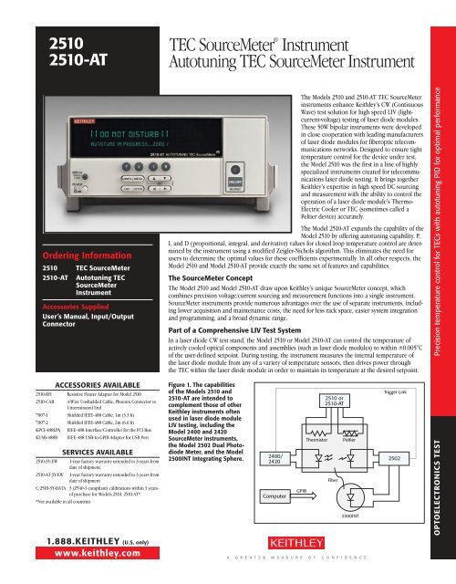 TEC SourceMeter - Keithley Instruments